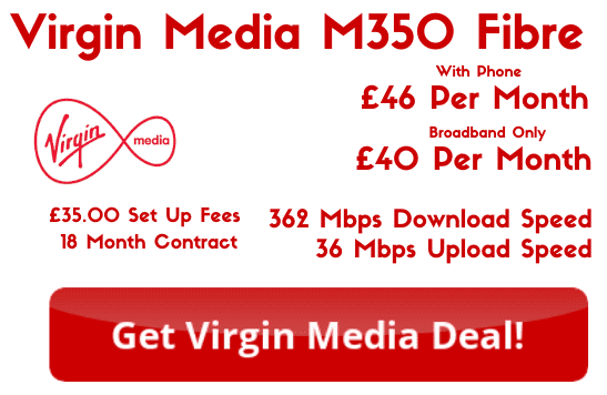 Virgin Media M350 Broadband ⋆ London Broadband
