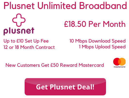 Plusnet Unlimited Broadband ⋆ London Broadband